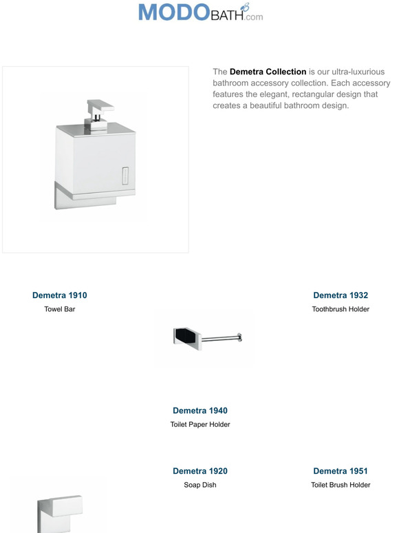 Modo Bath: The Ultra-luxurious Demetra Collection | Milled
