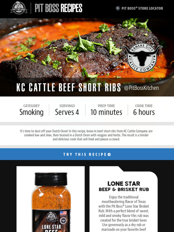 Pit Boss Grills: Braised Bone-In BBQ Beef Ribs. Say That 5x Fast | Milled