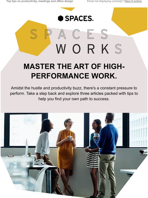 Spaces: A complete guide to producing your best work | Milled