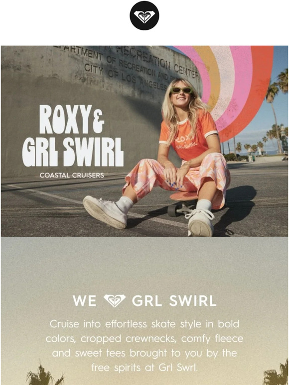Roxy: Introducing ROXY x Grl Swirl | Milled