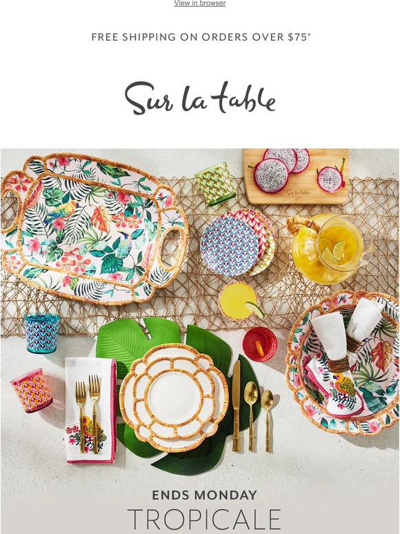 Sur la Table Email Newsletters: Shop Sales, Discounts, and Coupon Codes