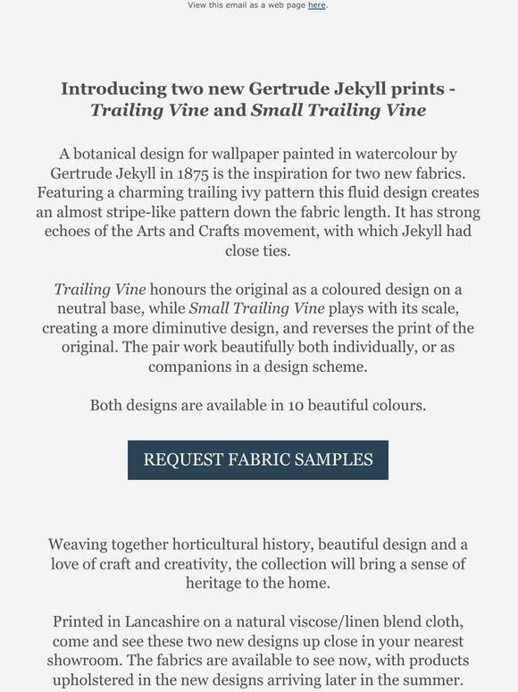 Sofas and Stuff: Introducing two new RHS fabric designs with ...