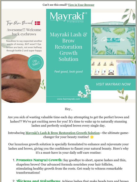 Mayraki: Wake Up to Beautiful Lashes and Brows Every Day! 😍 | Milled