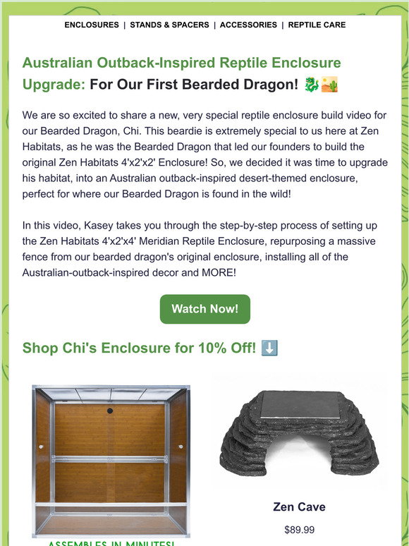 Zen Habitats: An Australian Outback-Inspired Bearded Dragon Enclosure ...