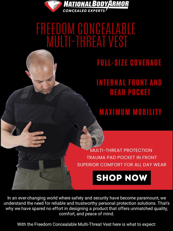 National Body Armor: Take A Closer Look At The Freedom | Milled