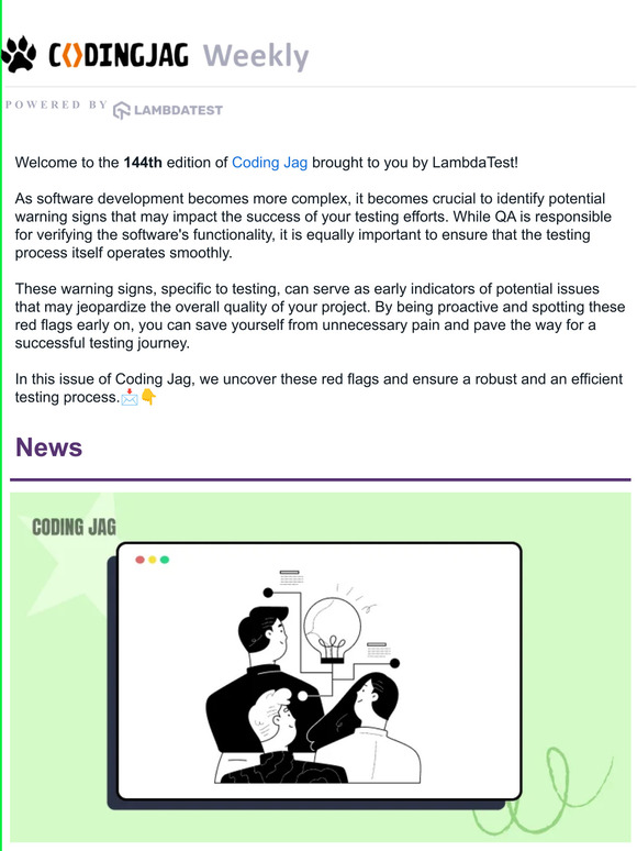 LambdaTest: 5 Red Flags in Software Testing Process You Should Never ...
