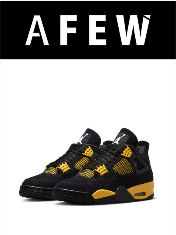 Afew Store: AIR JORDAN 4 "THUNDER", PUMA MB.02 LAMEL-O, NIKE AIR FORCE ...