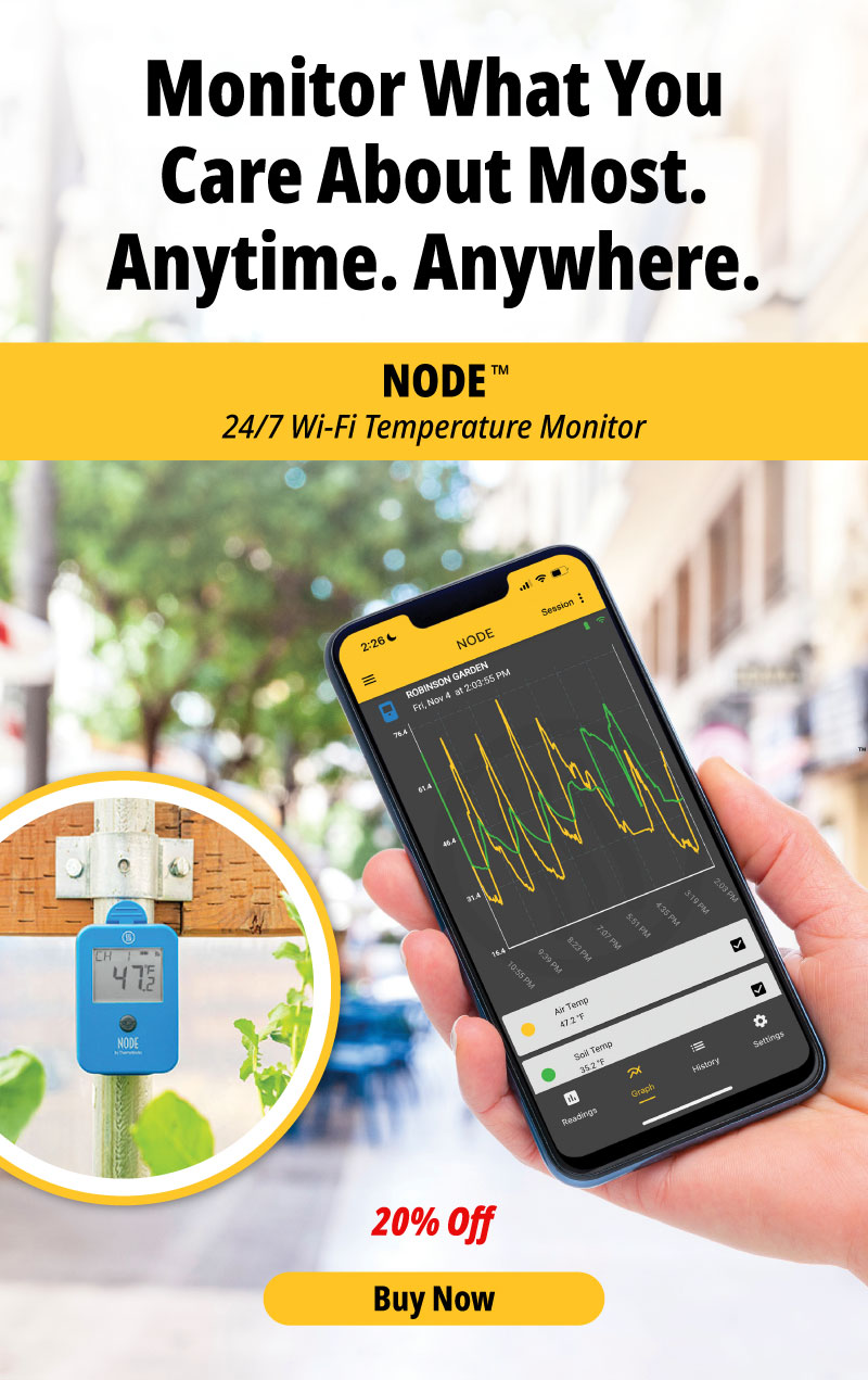 ThermoWorks: 20% Off NODE 24/7 Wi-Fi Temperature Monitoring | Milled