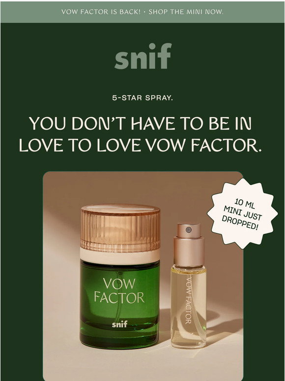 Snif: “The best thing I’ve ever smelled.” | Milled