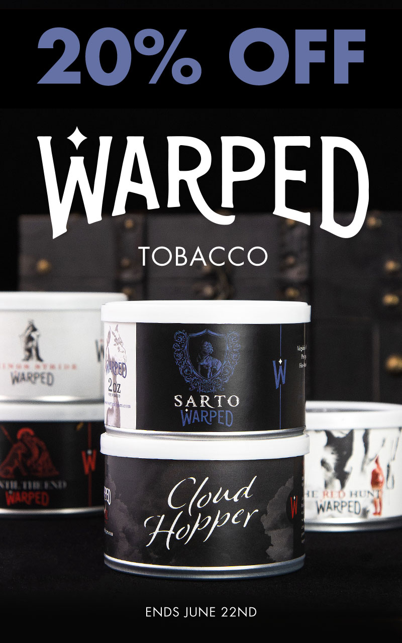 Smokingpipes: 20% Off All Warped Pipe Tobaccos | Be Exclusively ...