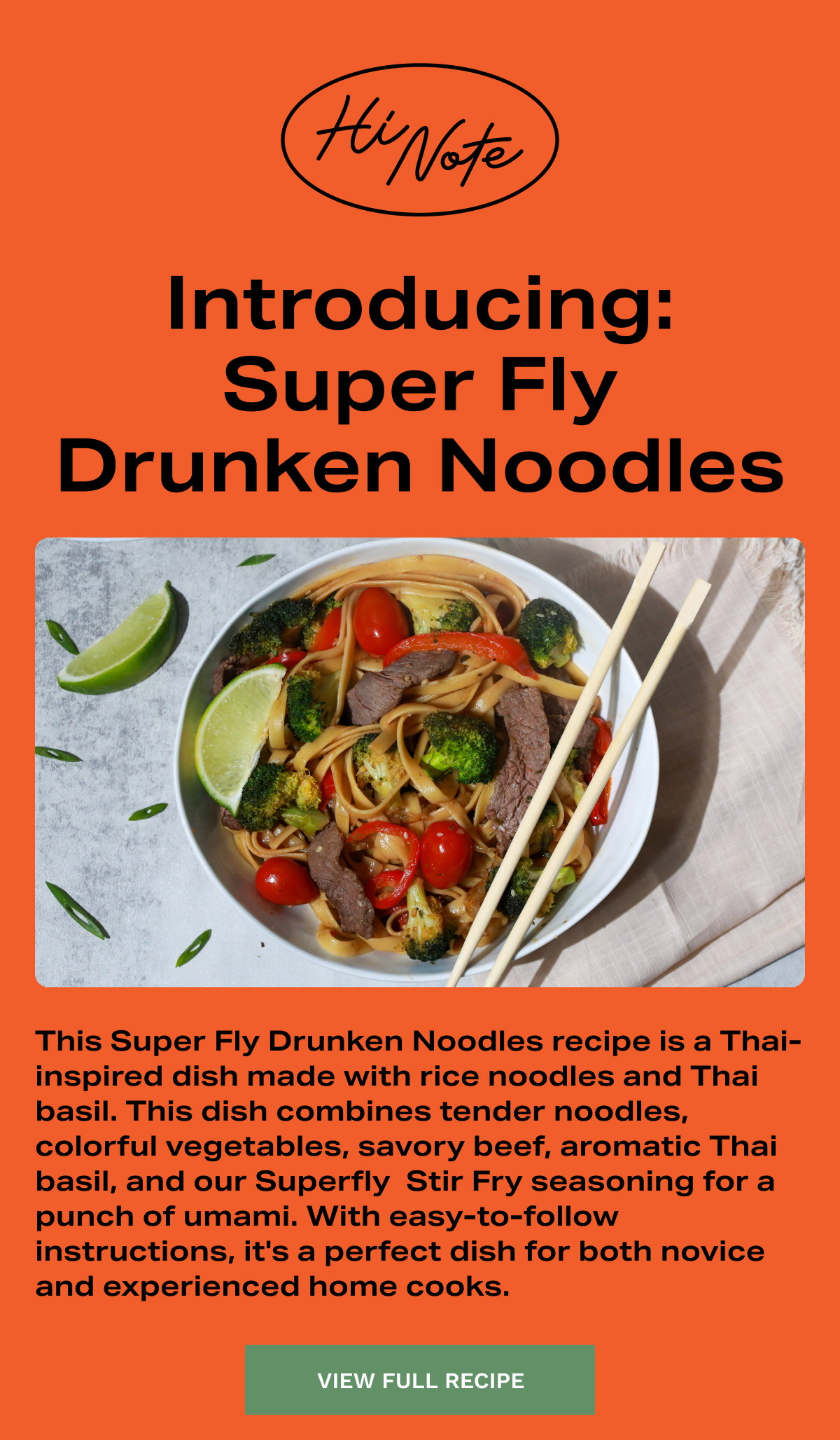 Hi Note: Cook Up a Storm with Super Fly Drunken Noodles | Milled