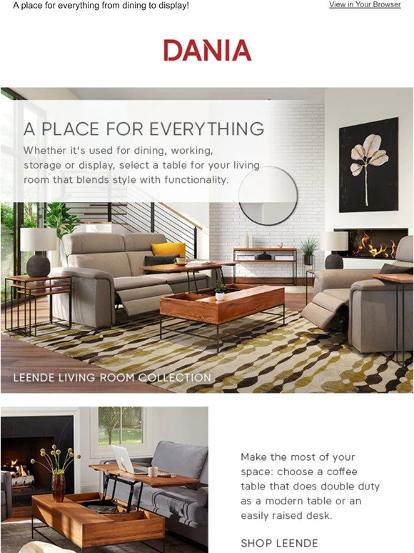 Dania Furniture: The Coffee Table Edit | Milled
