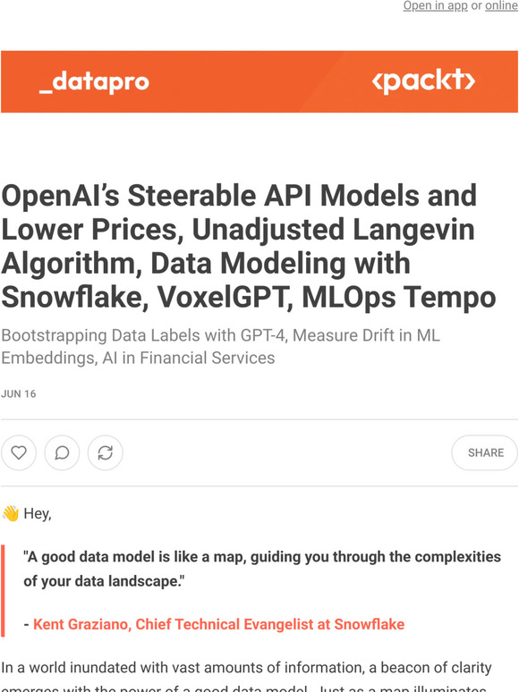 Packt: OpenAI’s Steerable API Models and Lower Prices, Unadjusted ...