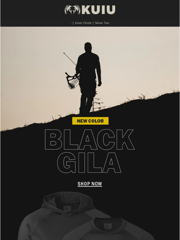 KUIU: New Color: Gila Now In Black | Milled