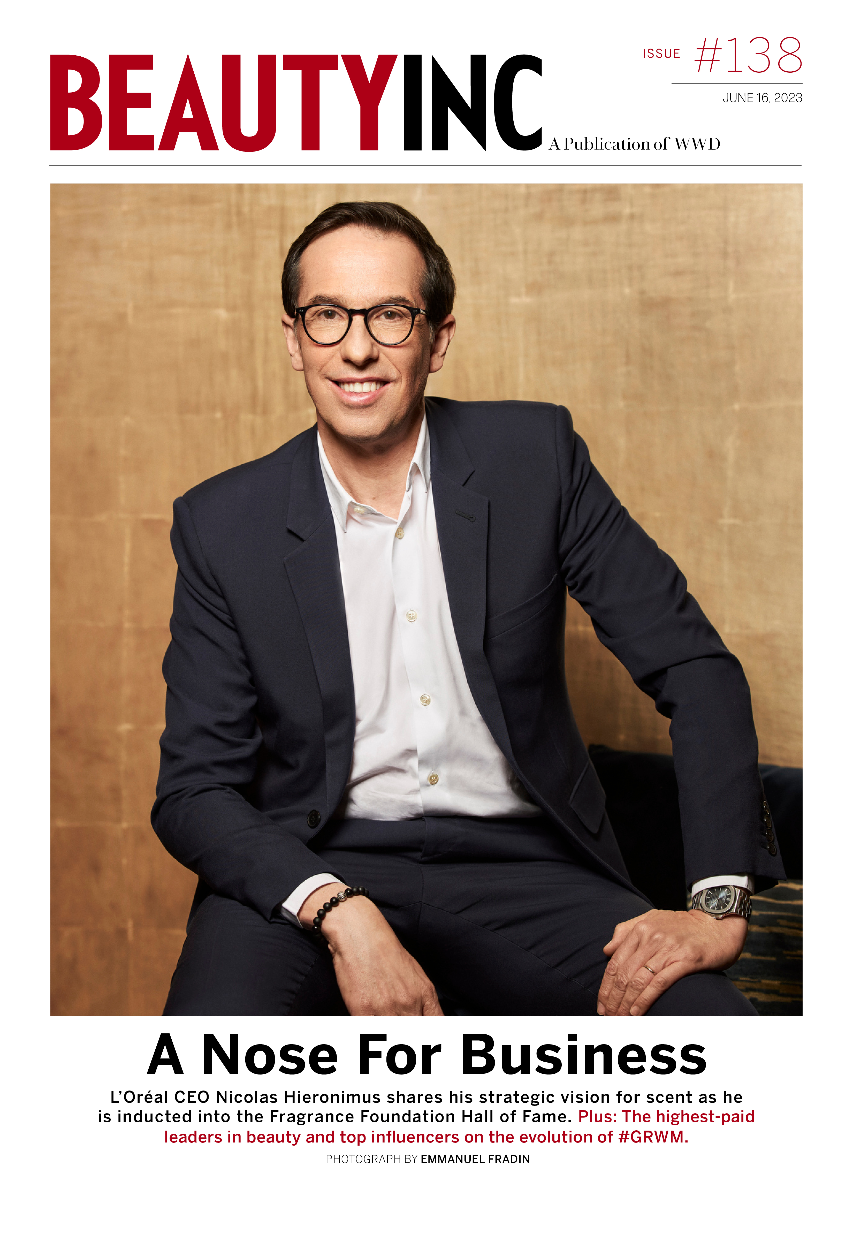 Women's Wear Daily: L’Oreal CEO Nicolas Hieronimus: Hitting the High ...