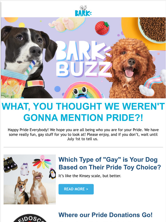 BarkBox: 🏳️‍🌈 The Unsung Heroes of Pride Month at BARK | Milled