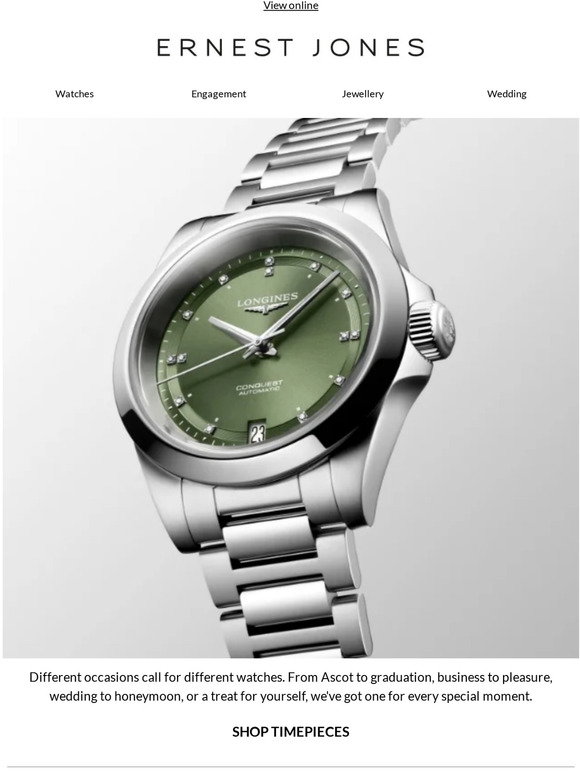 Ernest Jones: Special occasion watches for every occasion | Milled