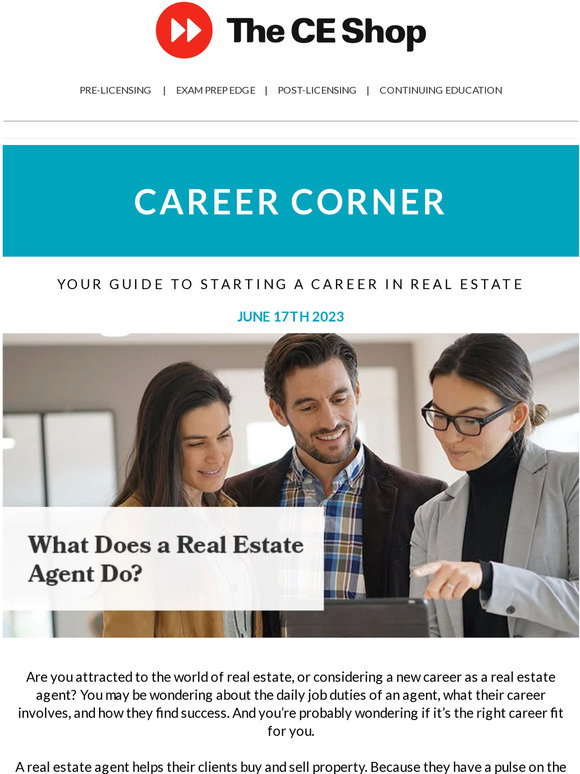 The CE Shop: [Blog] What Does a Real Estate Agent Do? | Milled