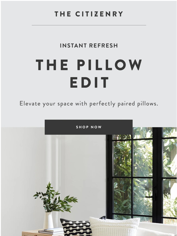 The Citizenry: Our Guide to Pillow Styling | Milled