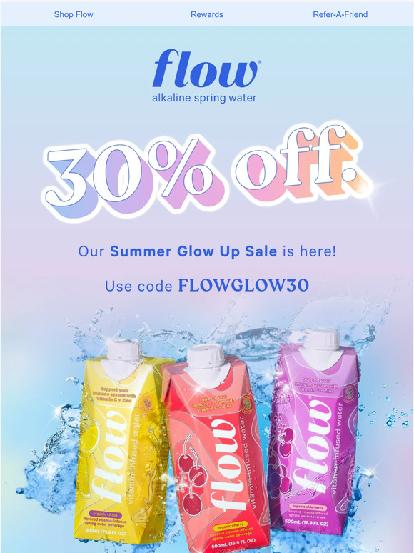 Flow Hydration: This is your sign. | Milled