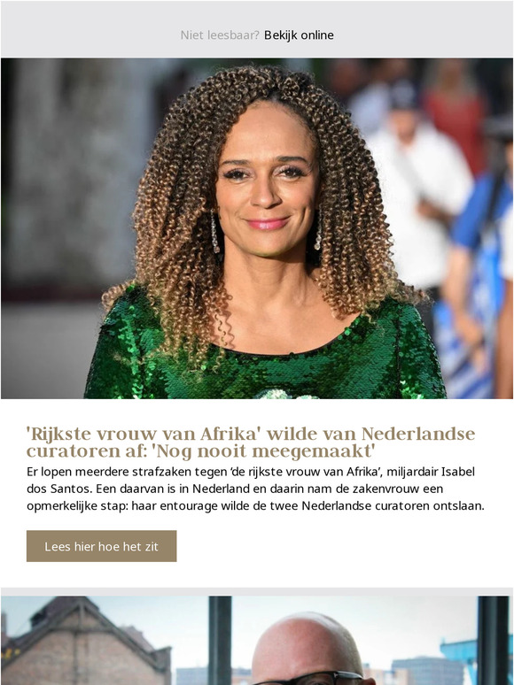 Quote: 'Rijkste vrouw van Afrika' wilde curatoren wippen & hoe de VI-bazen hun zakenpartners ...