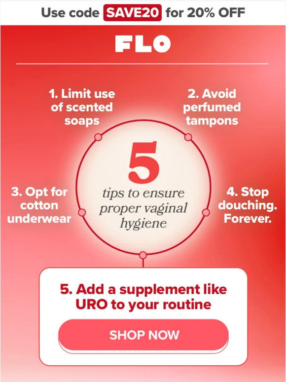 Flo Vitamins: 5 Vital Vaginal Hygiene Tips | Milled