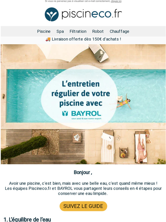 piscineco: Entretenir sa piscine : les 4 étapes BAYROL 💦 | Milled