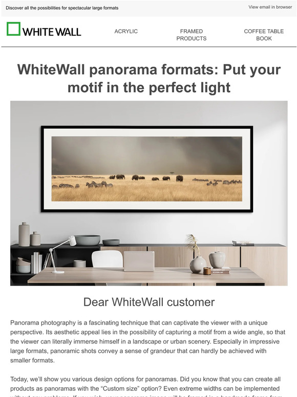 WhiteWall: How to create impressive panorama formats | Milled