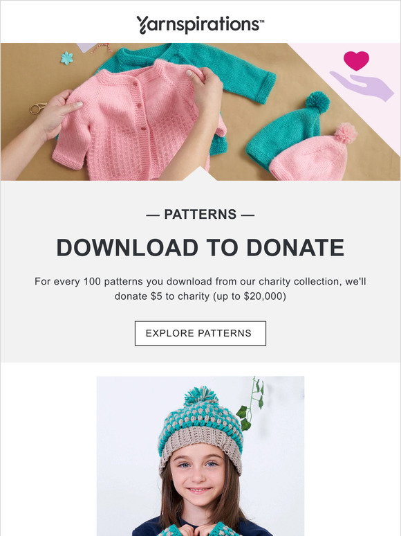 Yarnspirations: 100+ FREE patterns for you! | Milled