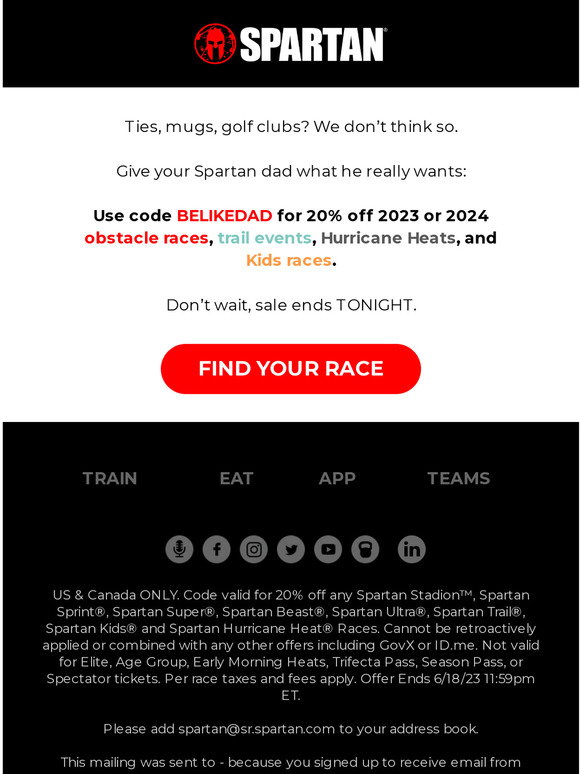 Spartan Race: Happy Father’s Day Spartans | Milled