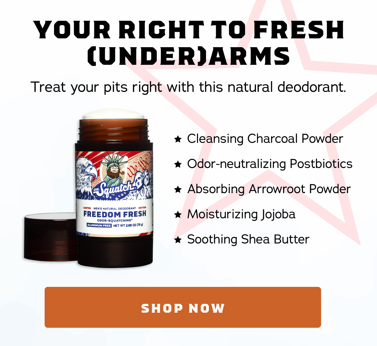 Dr. Squatch: Freedom Fresh is here! | Milled