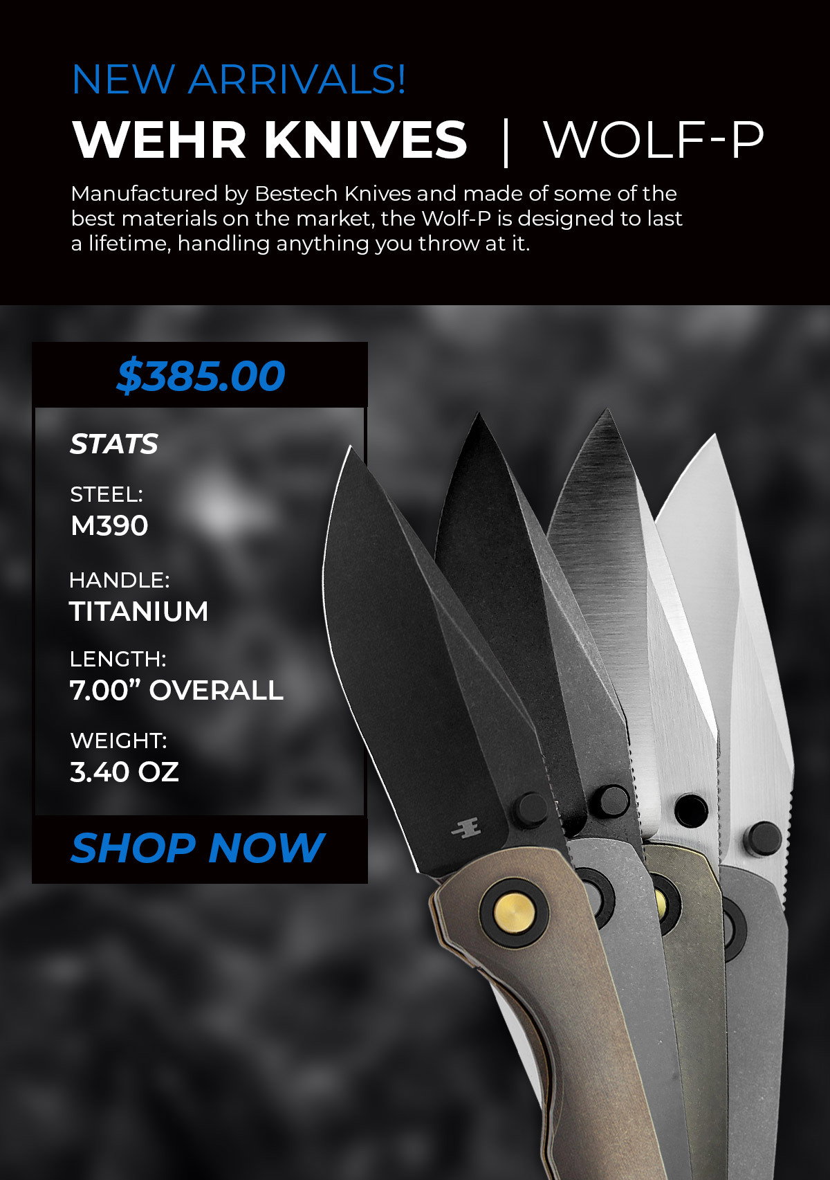 Blade HQ: New Arrivals From Petrified Fish & Wehr Knives At Blade HQ ...