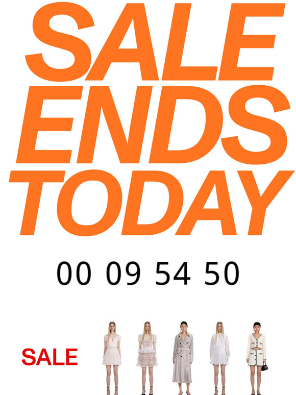 Self-Portrait: SALE ENDS TODAY | Milled