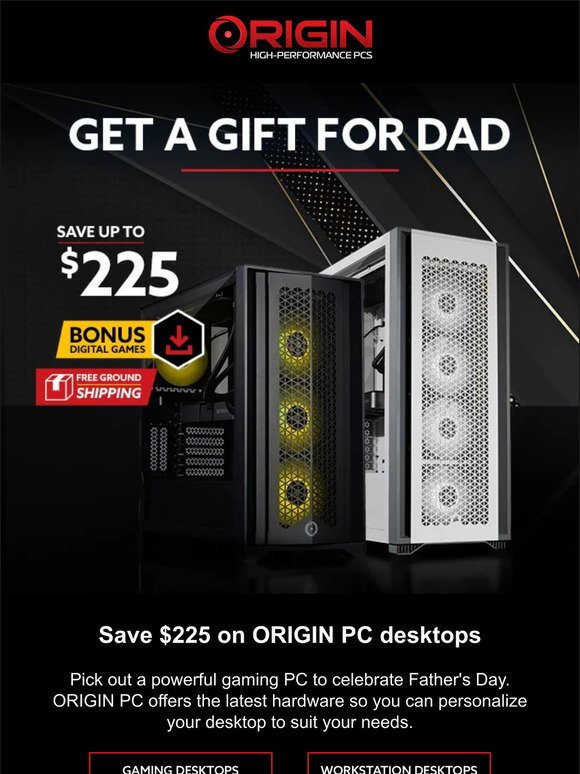 Origin PC: Upgrade this Father's Day - special promotions on ORIGIN PC ...