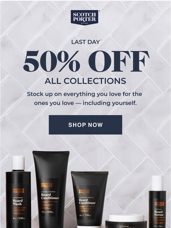 Scotch Porter: 50% off all collections is almost over | Milled
