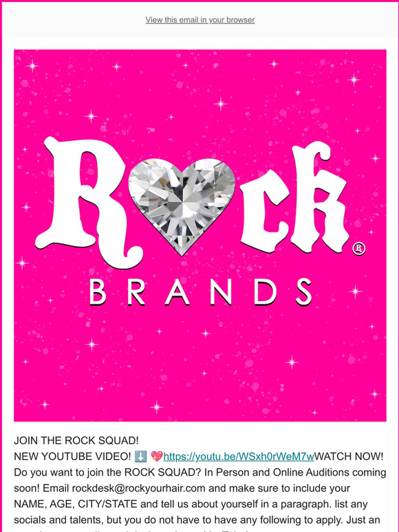 Rock Your Hair: AUDITION TO JOIN THE ROCK SQUAD! | Milled