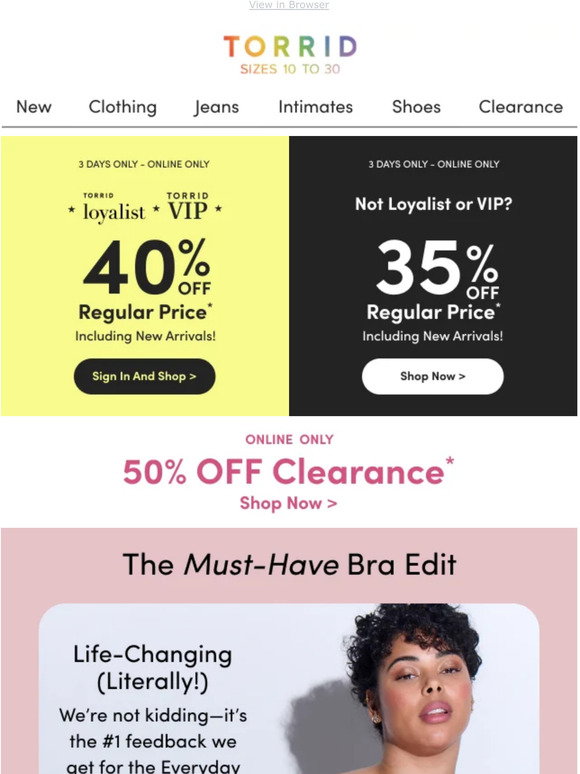 Torrid: Lock down your ~forever~ bra game | Milled