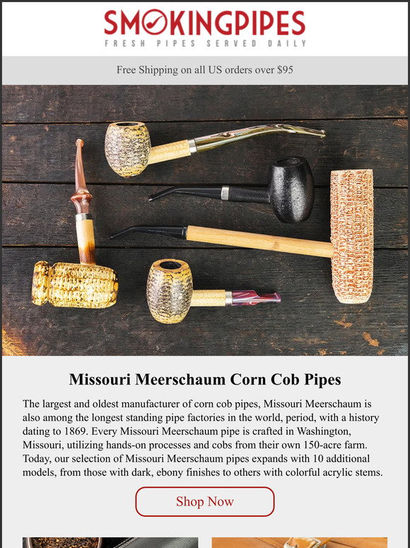 Smokingpipes: Missouri Meerschaum Pipes | Additional Shapes Available ...