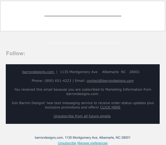 Barron Designs: Get ready for our biggest sale of the year - Save 21% ...