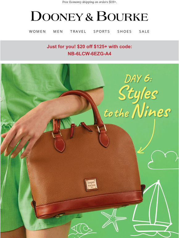 Dooney & Bourke: Summer Fun Day 6: Styles To The Nines is BACK! | Milled