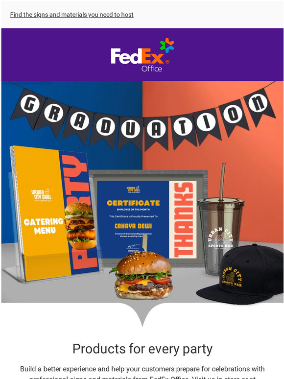 FedEx: Quality solutions to help prepare for celebrations | Milled