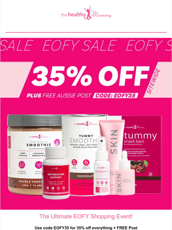 The Healthy Mummy: The ultimate EOFY event | Milled