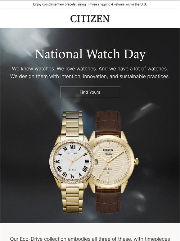 Citizen: Let’s Celebrate National Watch Day! | Milled