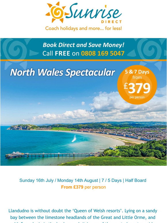 Sunrise Direct: North Wales Spectacular | Milled