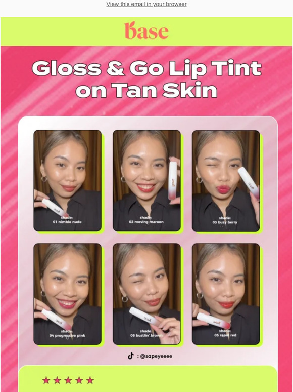 BASE: Cap, cip, cup, pilih shade yang mana ya? 💋 | Milled