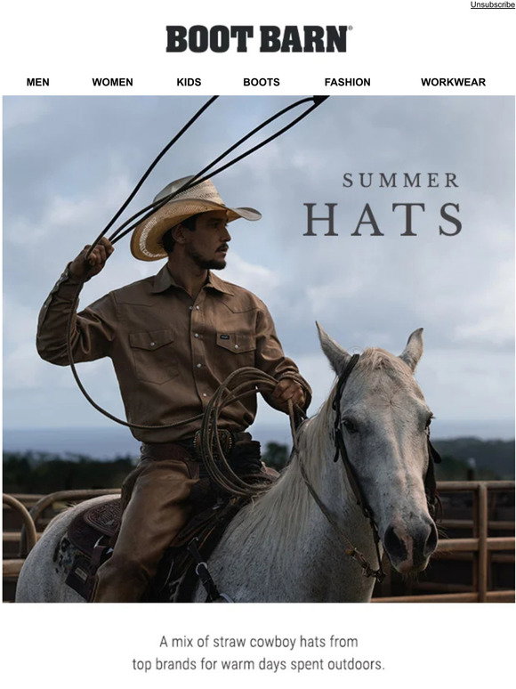 Boot Barn: Straw Hat Season | Milled