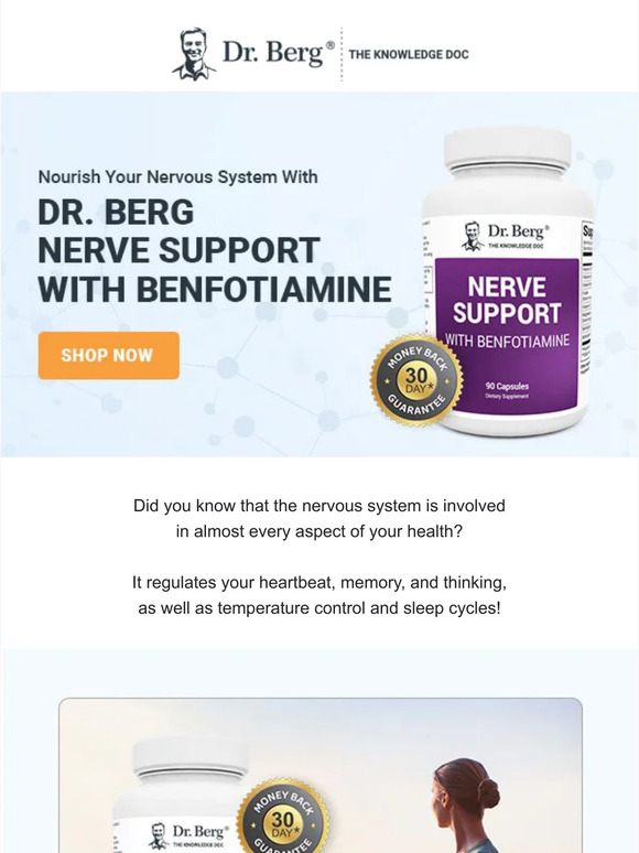 Dr. Berg: Recharge Your Nerves with This! | Milled