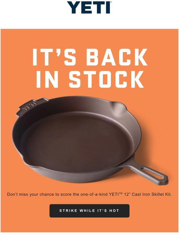 YETI: It’s Back: Our Cast Iron Skillet Kit | Milled