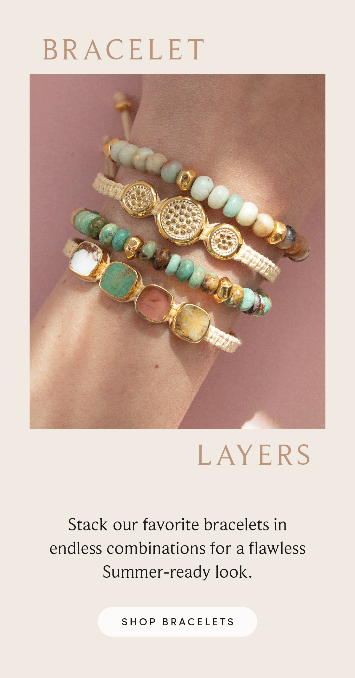 Anna Beck Designs: Create Your Summer-Ready Bracelet Stack | Milled