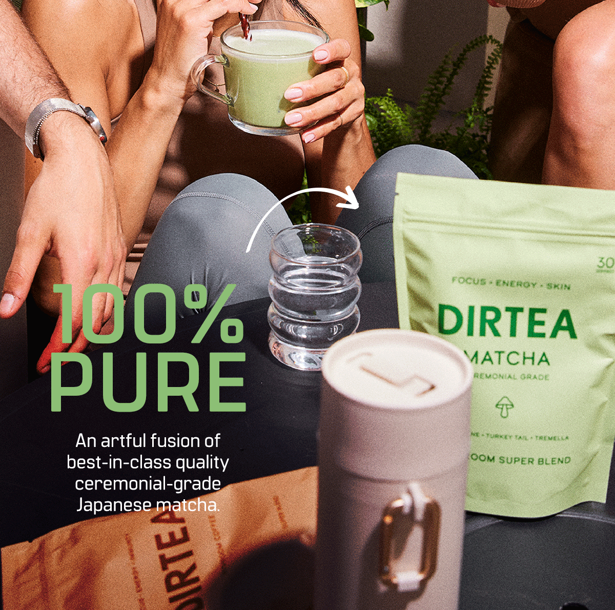 DIRTEA: Indulge in Our Matcha Super Blend 🍵🍵🍵 | Milled